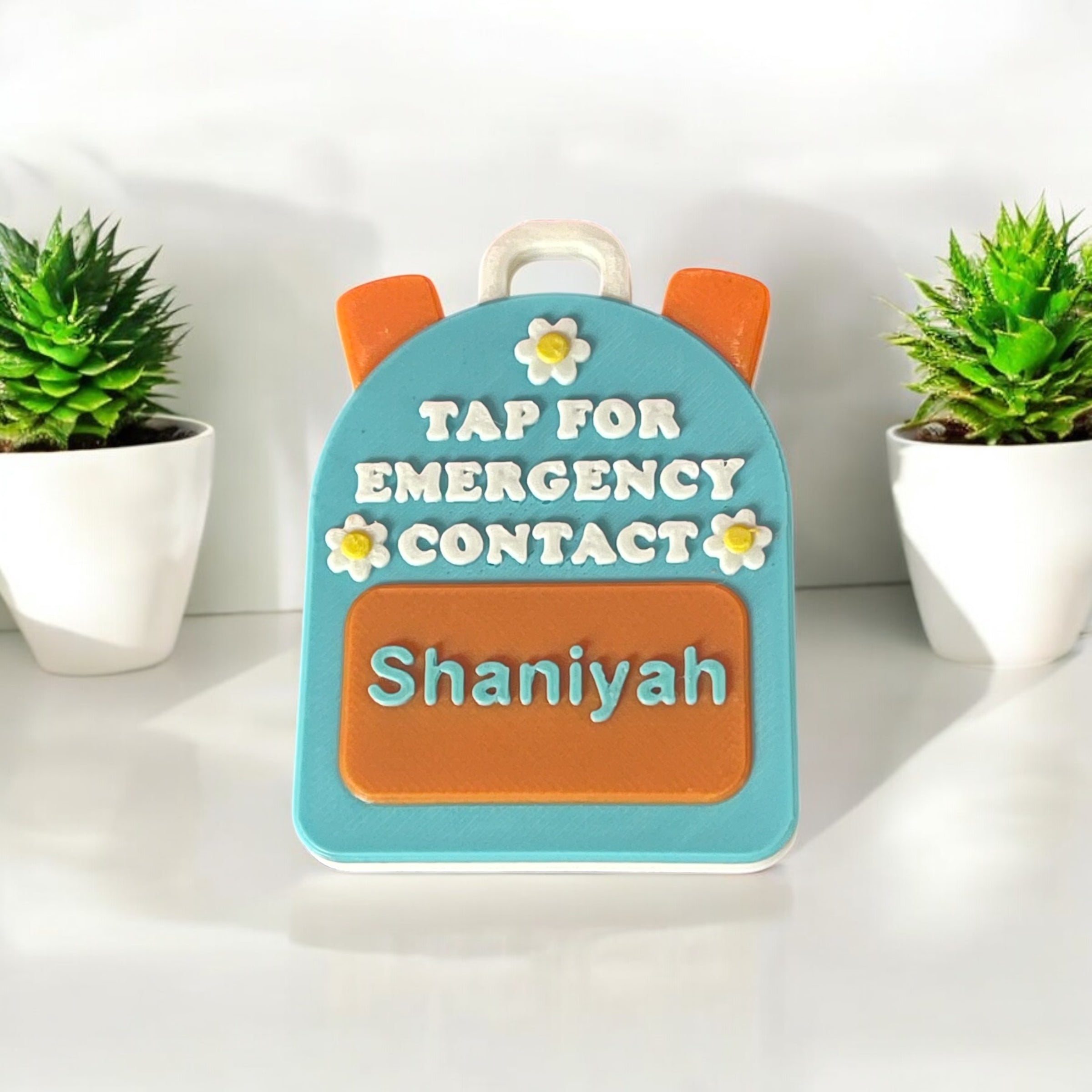 NFC Emergency Contact Backpack Tag – D and S Blanks LLC