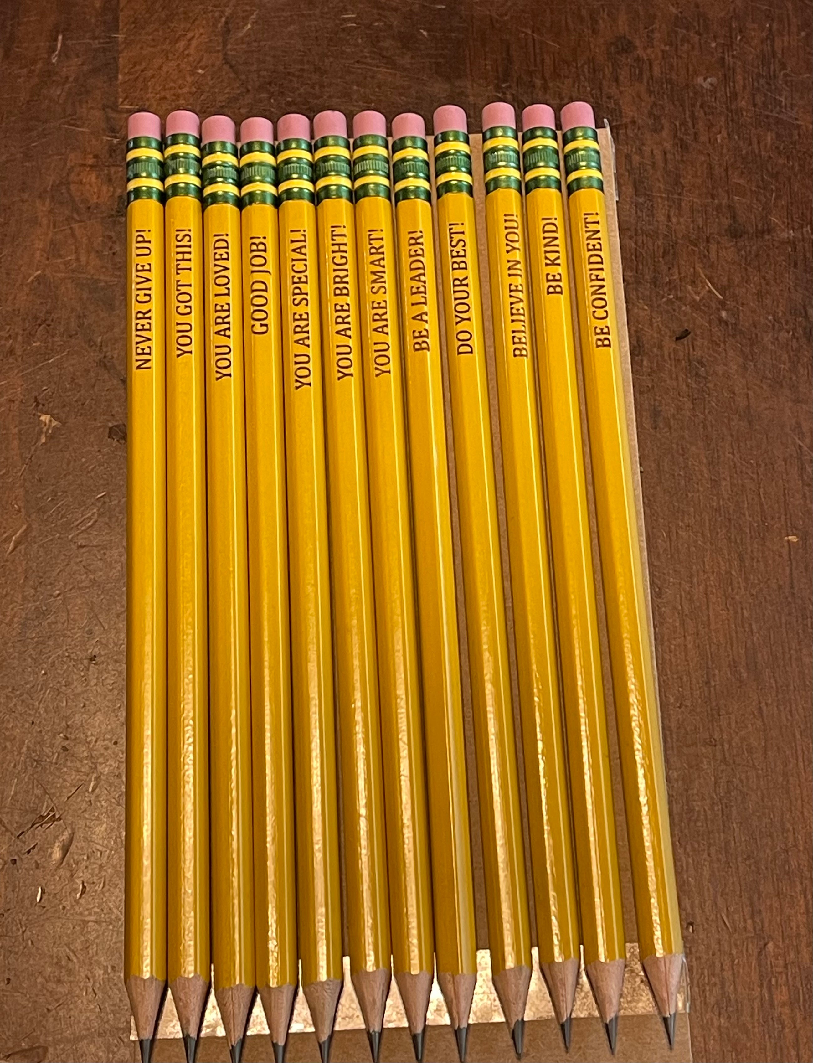 Positive Affirmation Engraved Pencils – D and S Blanks LLC