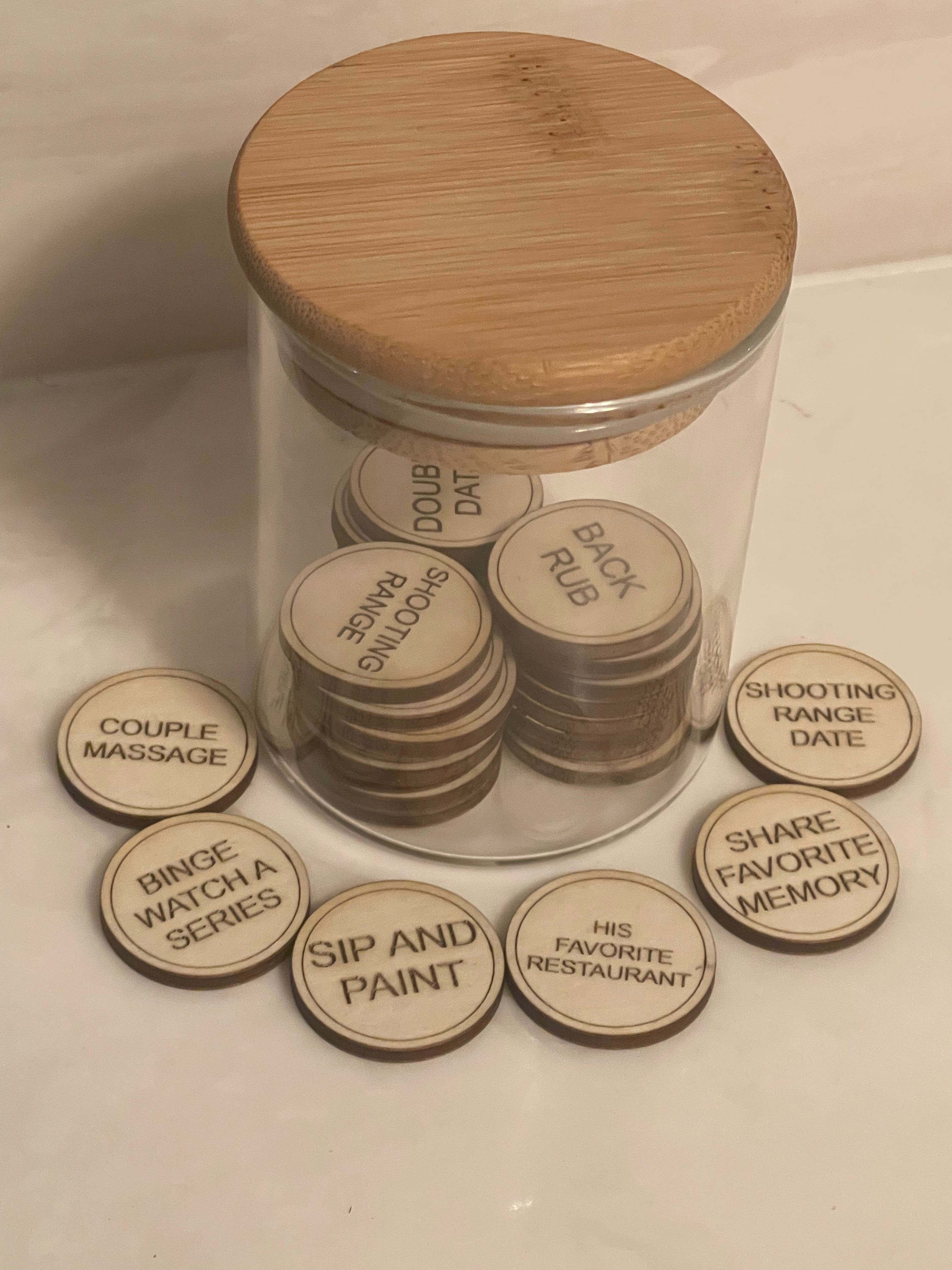 Date Night Tokens – D and S Blanks LLC