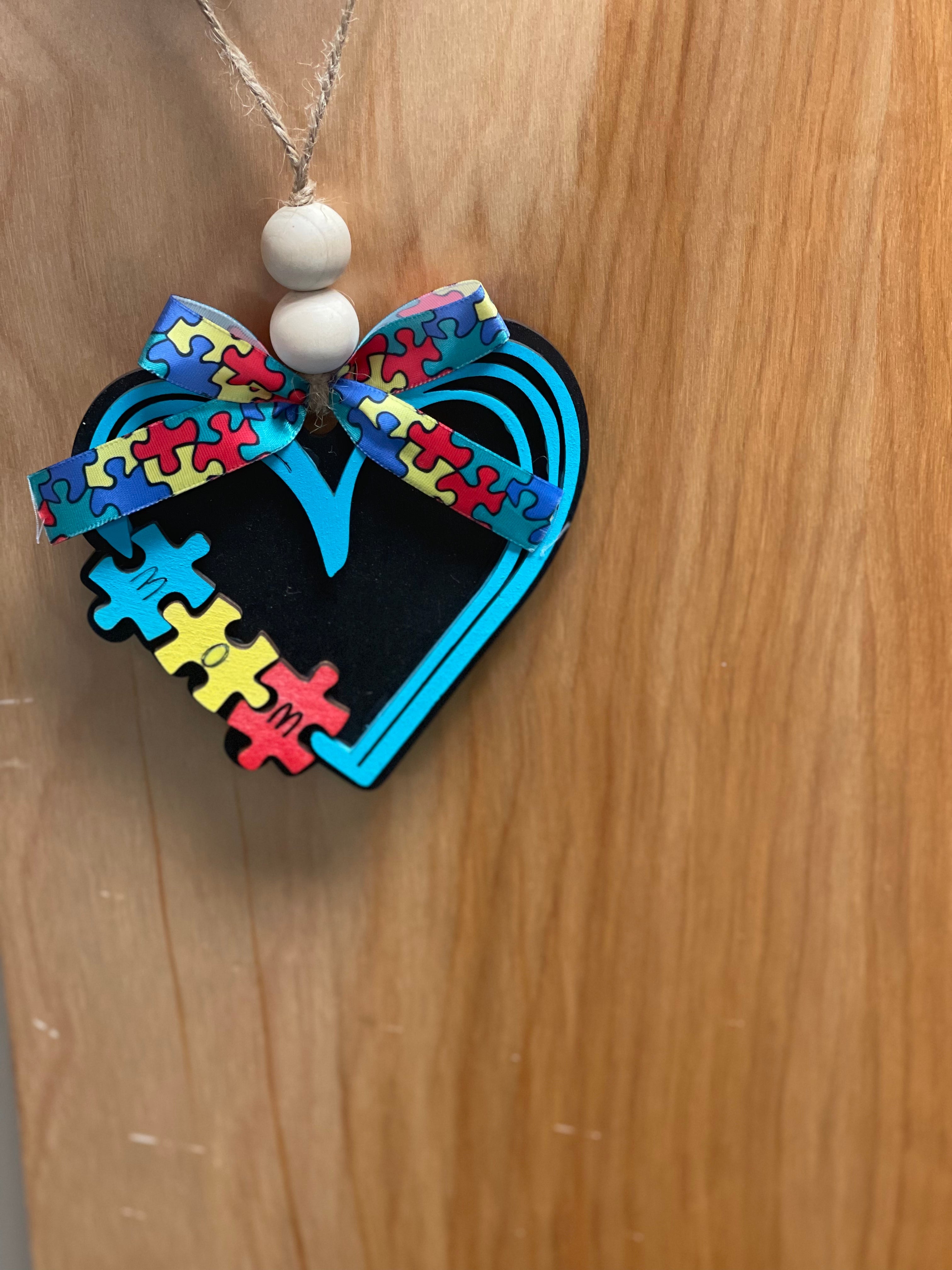 Autism Car Charm (DIY) – D and S Blanks LLC